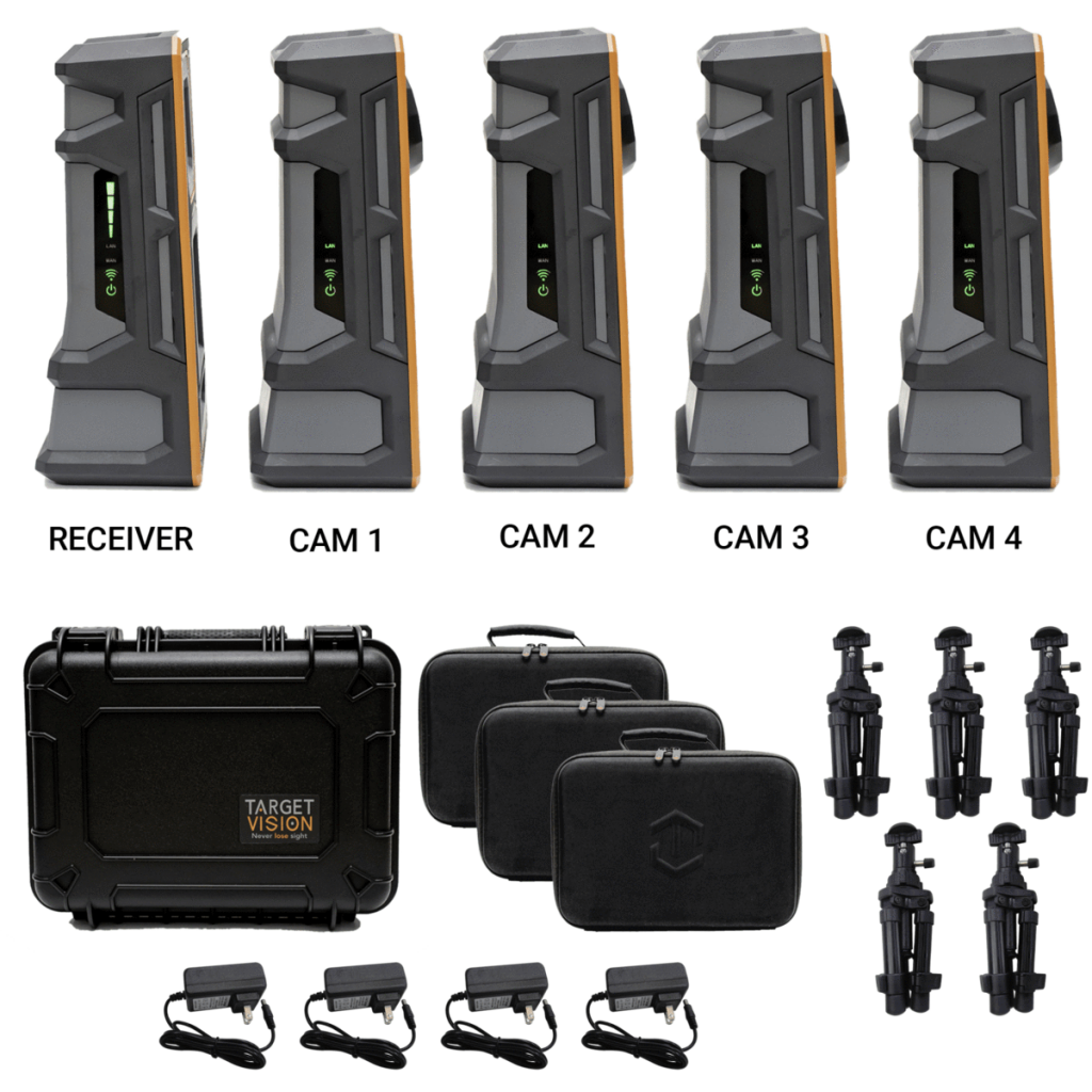 Longshot LR-3 with 3 Extra Cameras - Longshot Target Camera